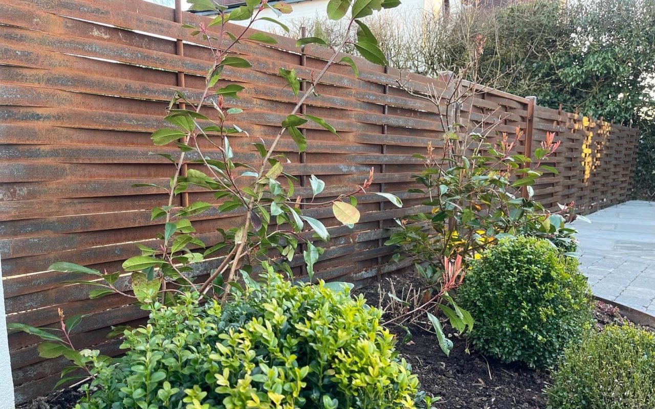 Steel Fencing in Cheshire | Steel and Scape | Steel Landscaping