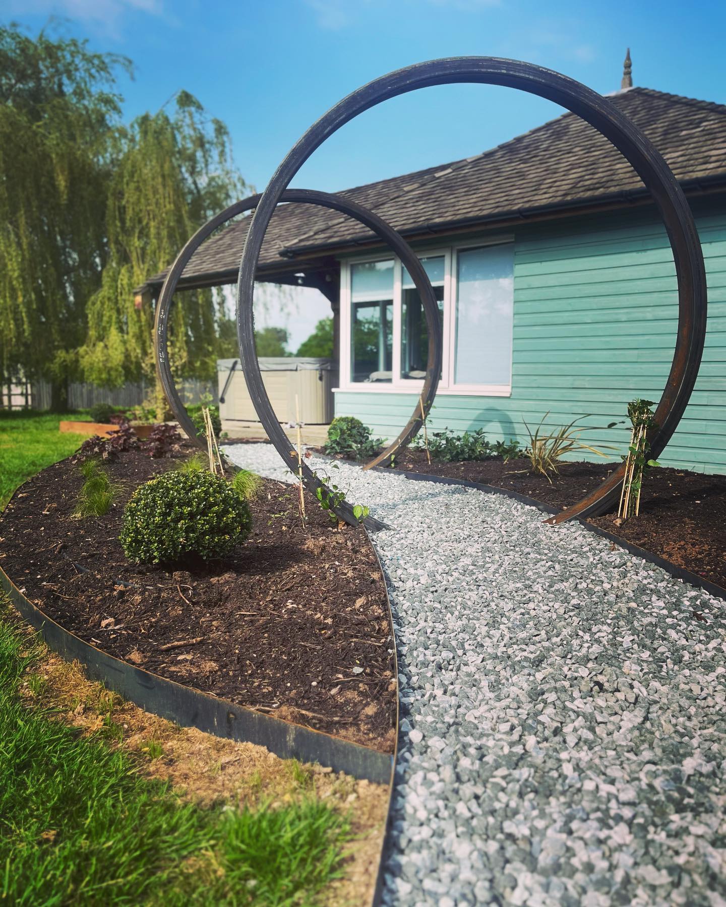 Steel Garden Features Cheshire | Steel and Scape | 07751 755000